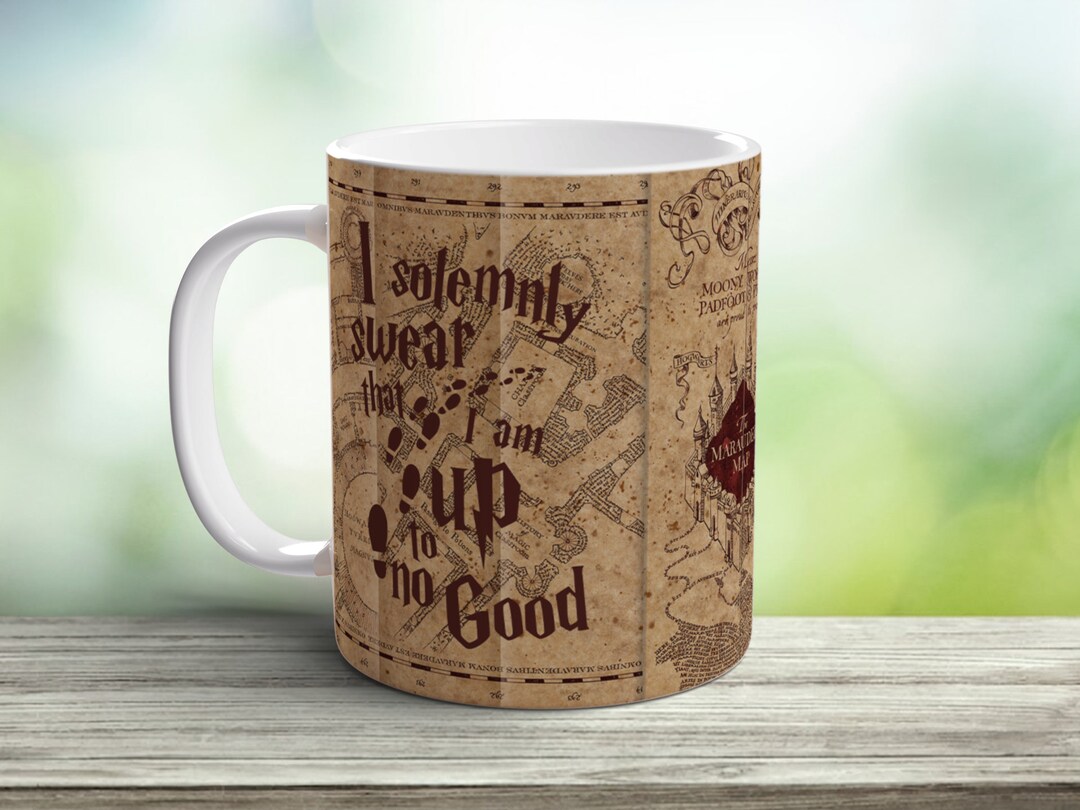 Marauders Map Wizard Quirky Mug for Caffeine Enthusiasts Personalised ...