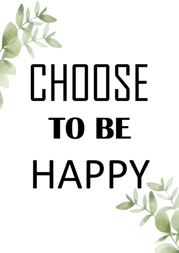Digital Prints Art & Collectibles Be Happy Pdf Poster etna.com.pe