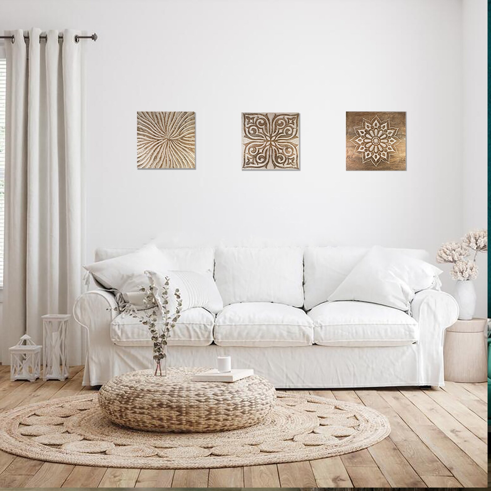 30x30cm Hand Carved Solid Mango Wood Wall Art Plaques/panels. - Etsy