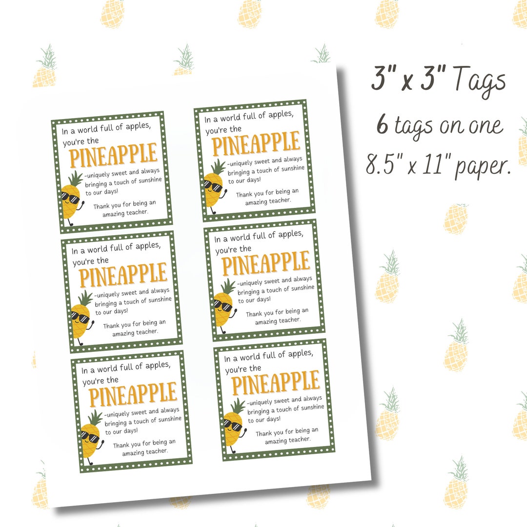 Teacher Appreciation Gift Tag Gift Tag Thoughtful Hang Tag Teacher Gift ...