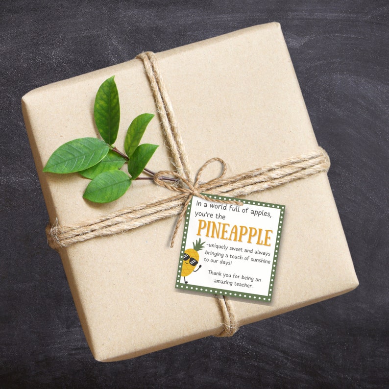 Teacher Appreciation Gift Tag Gift Tag Thoughtful Hang Tag Teacher Gift ...