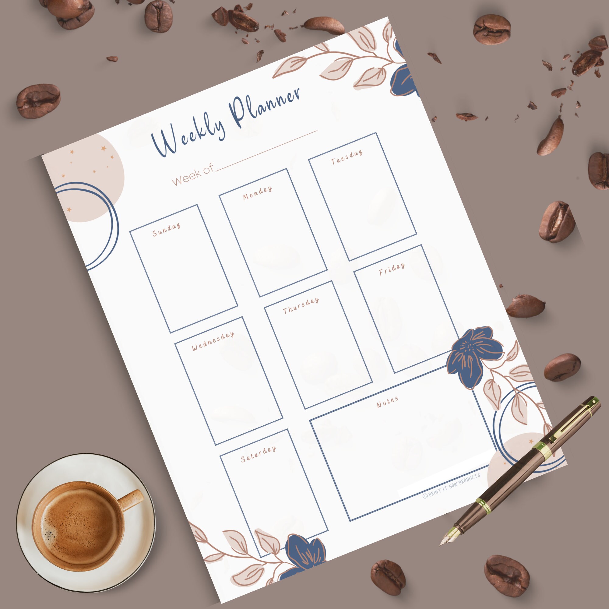 Weekly Printable Planner to Do List Weekly Schedule Digital Download ...