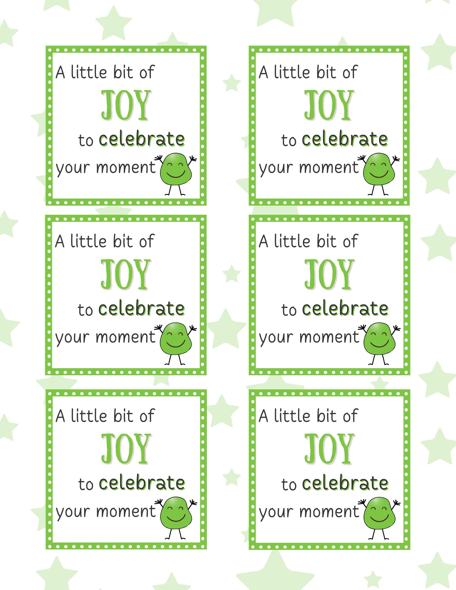 Joy Printable Gift Tags: Teacher Appreciation Hang Tags (digital ...