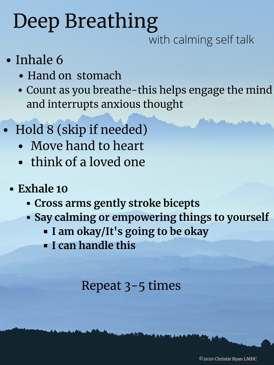 Worksheets for Deep Breathing and Mindfulness - Etsy