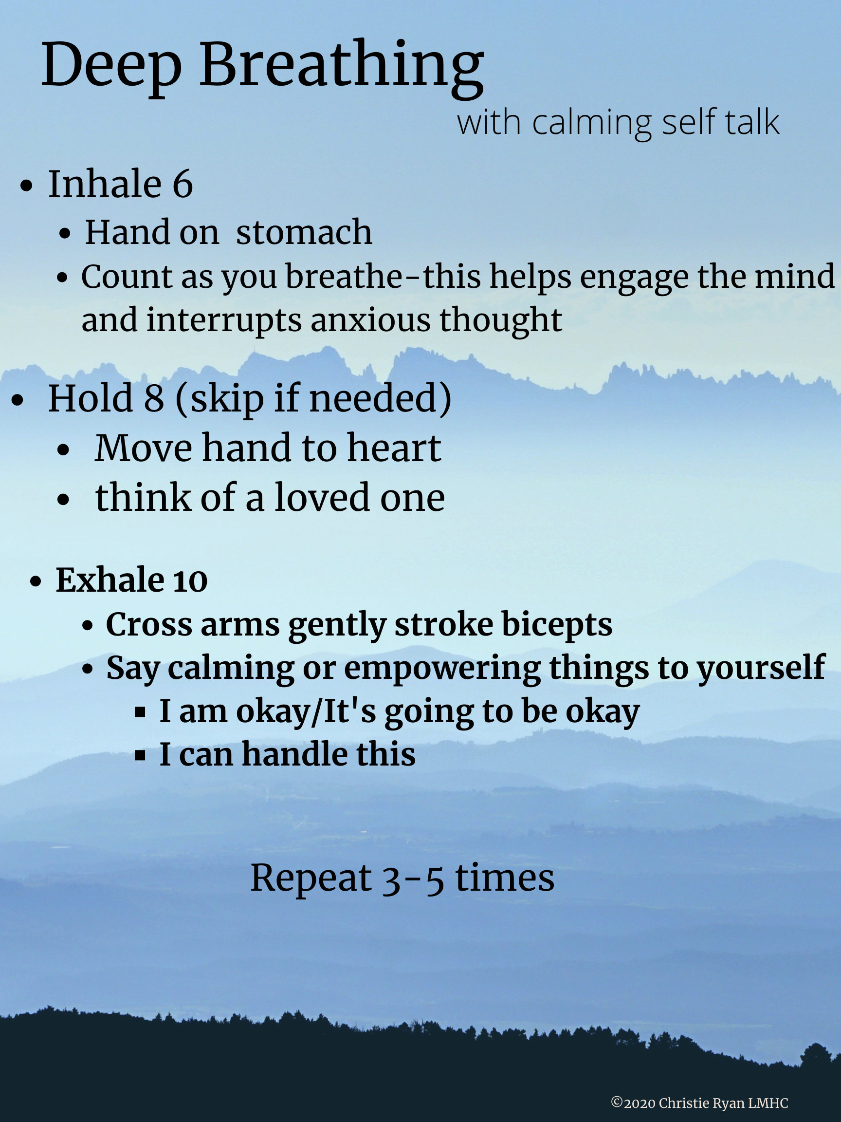 Worksheets for Deep Breathing and Mindfulness - Etsy