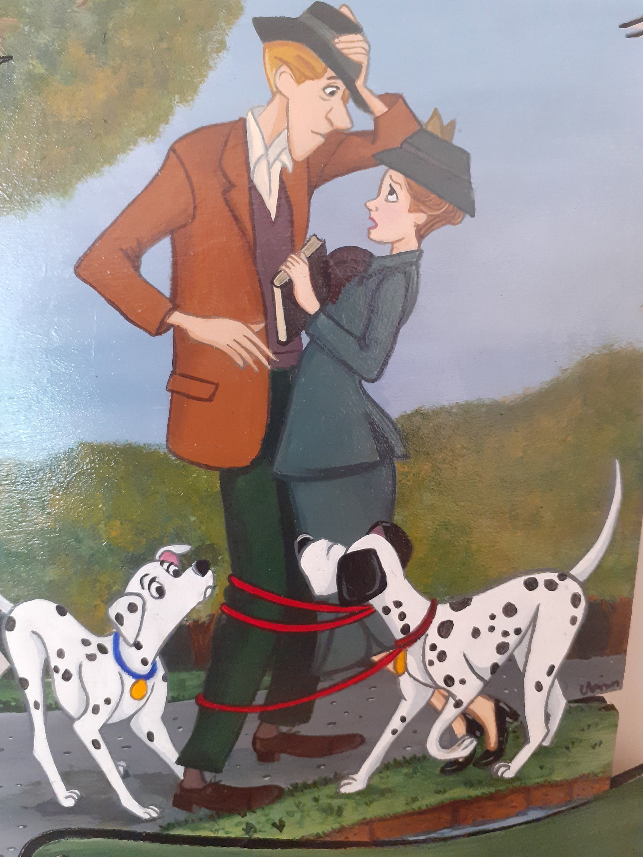 101 Dalmatians Handpainted Wooden Scroll Wall Sign - Etsy