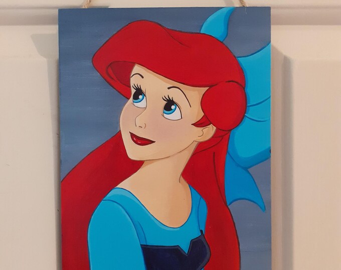 Ariel Boat Ride Handpainted Wooden Wall Sign - Etsy