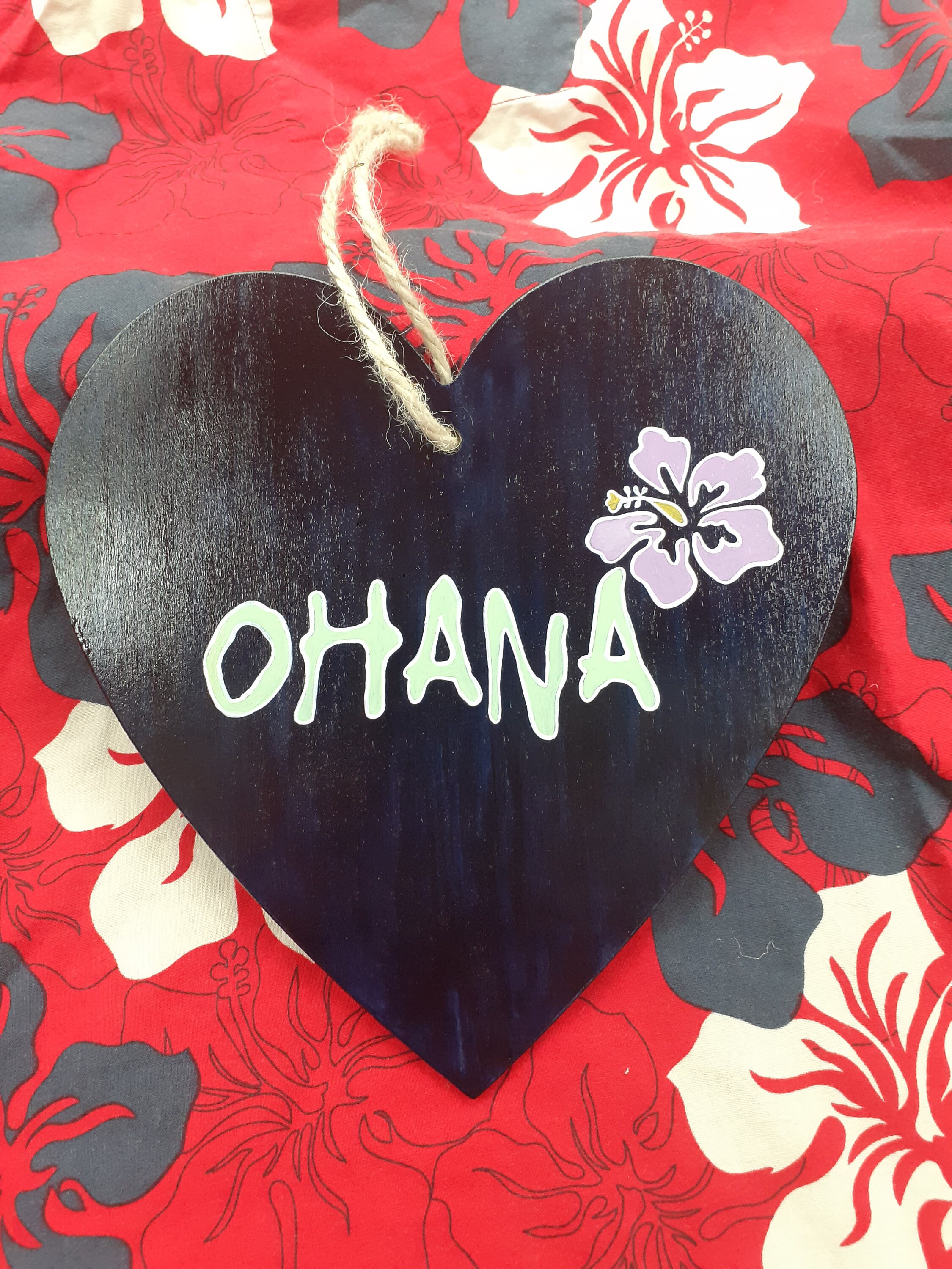 Lilo and Stitch Ohana Handpainted Wooden Wall Sign - Etsy