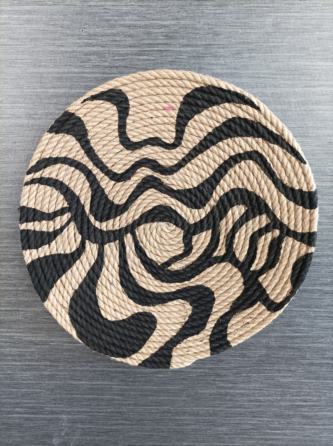 Handmade African Plate Decor Set: Boho Woven Wall Hanging - Etsy