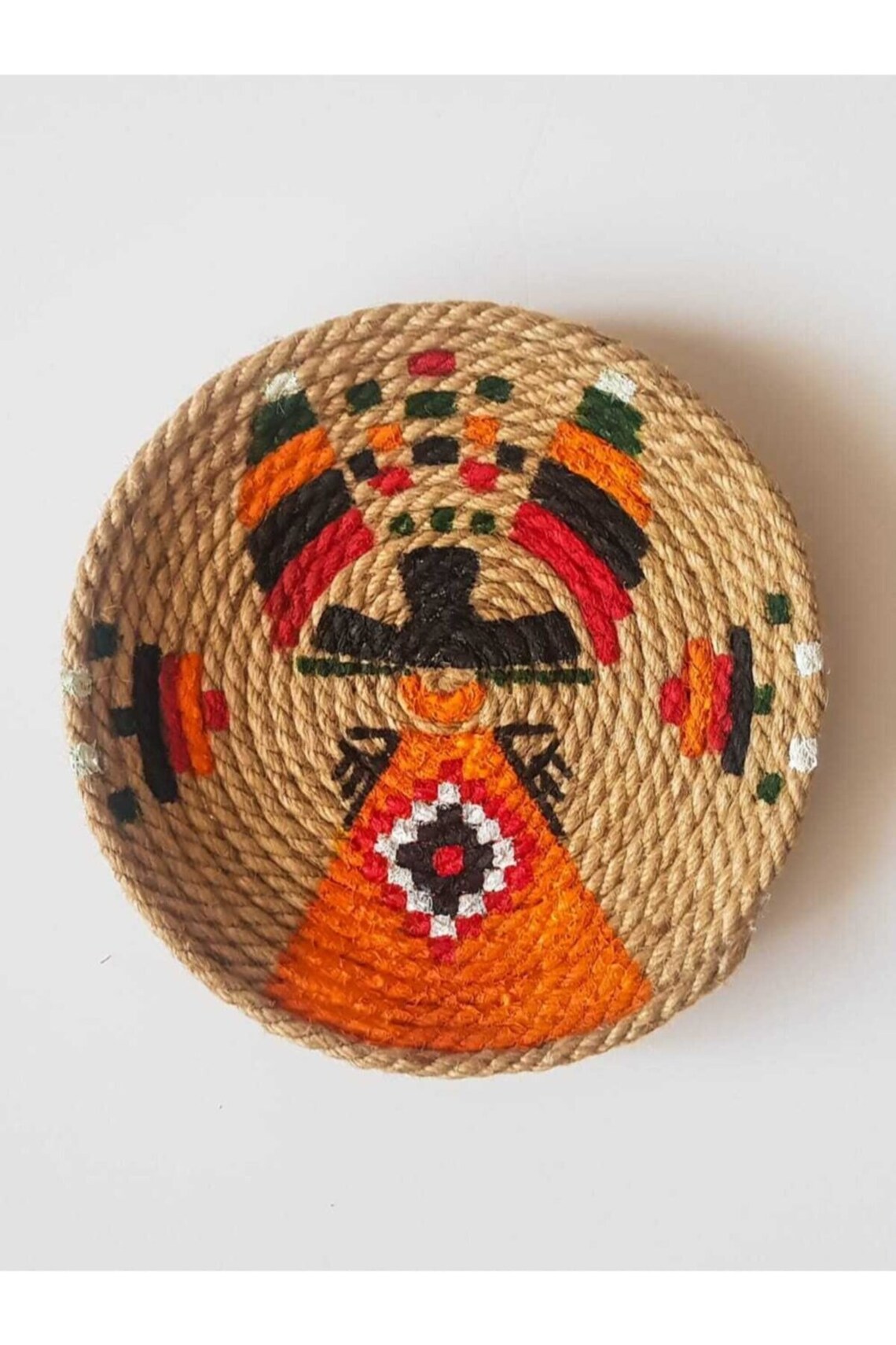 Decor Set of 5 African Plates Wall Plate Boho Wall Decor - Etsy