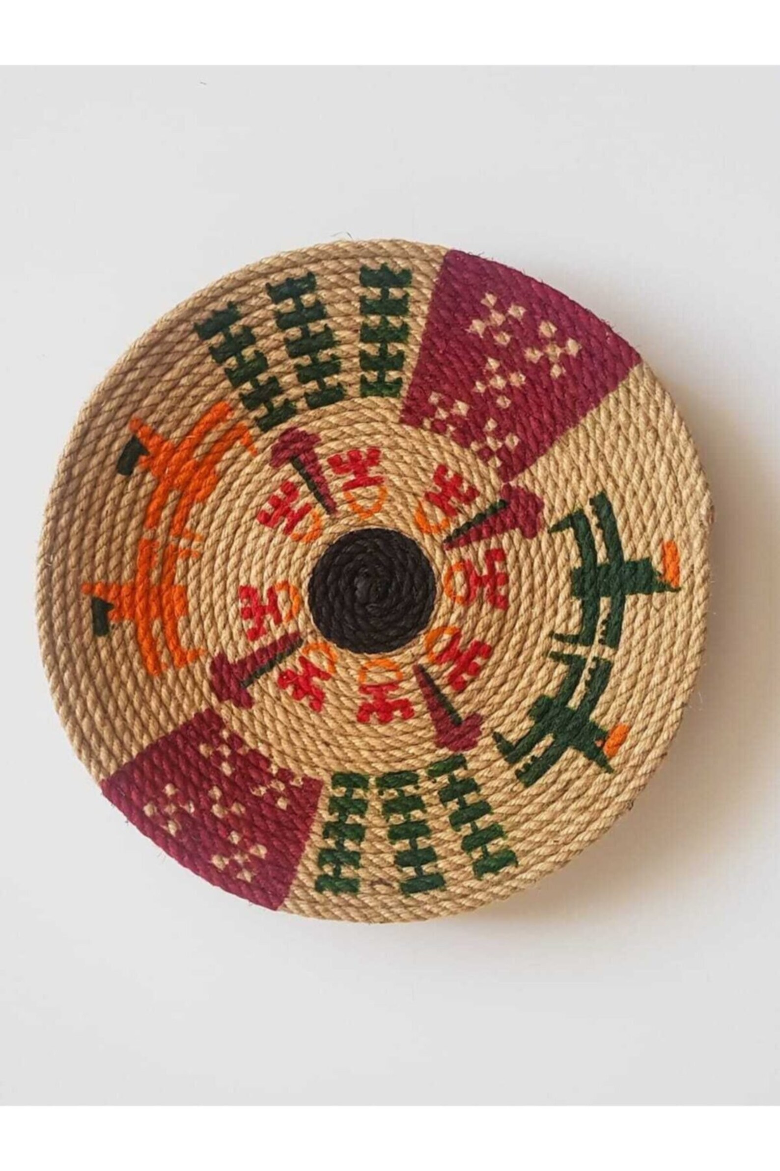 Decor Set of 5 African Plates, Wall Plate, Boho Wall Decor, African ...