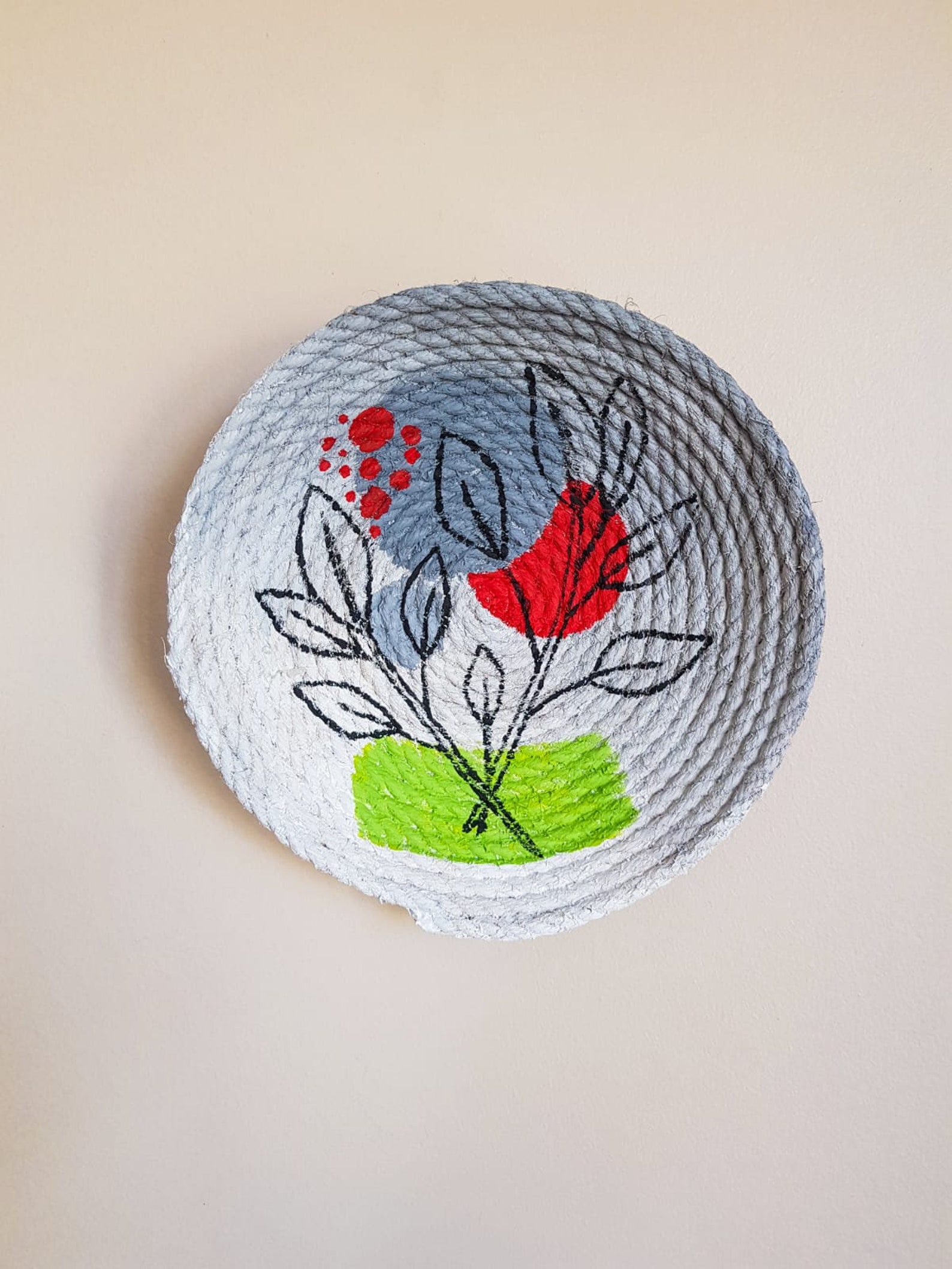 Decor Set of 4 African Plates, Wall Plate, Boho Wall Decor, African ...