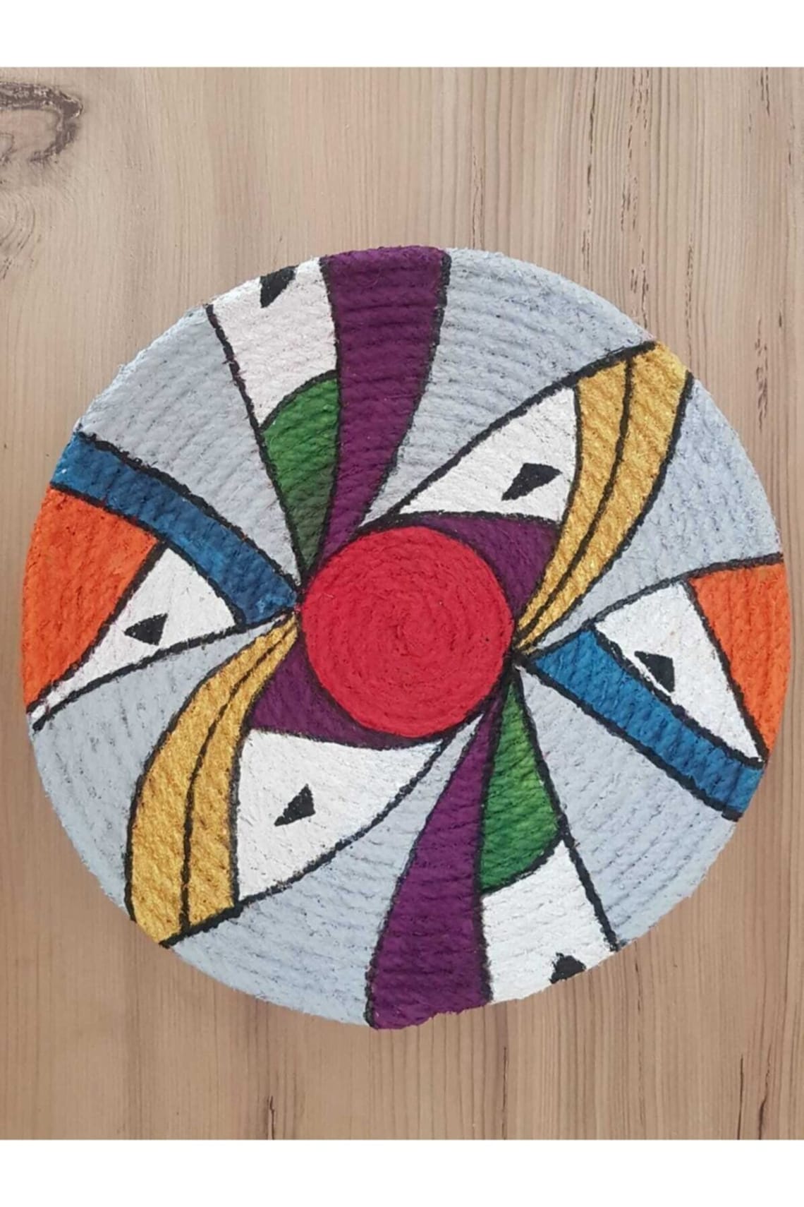 Decor Set of 7 African Plates Wall Plate Boho Wall Decor - Etsy