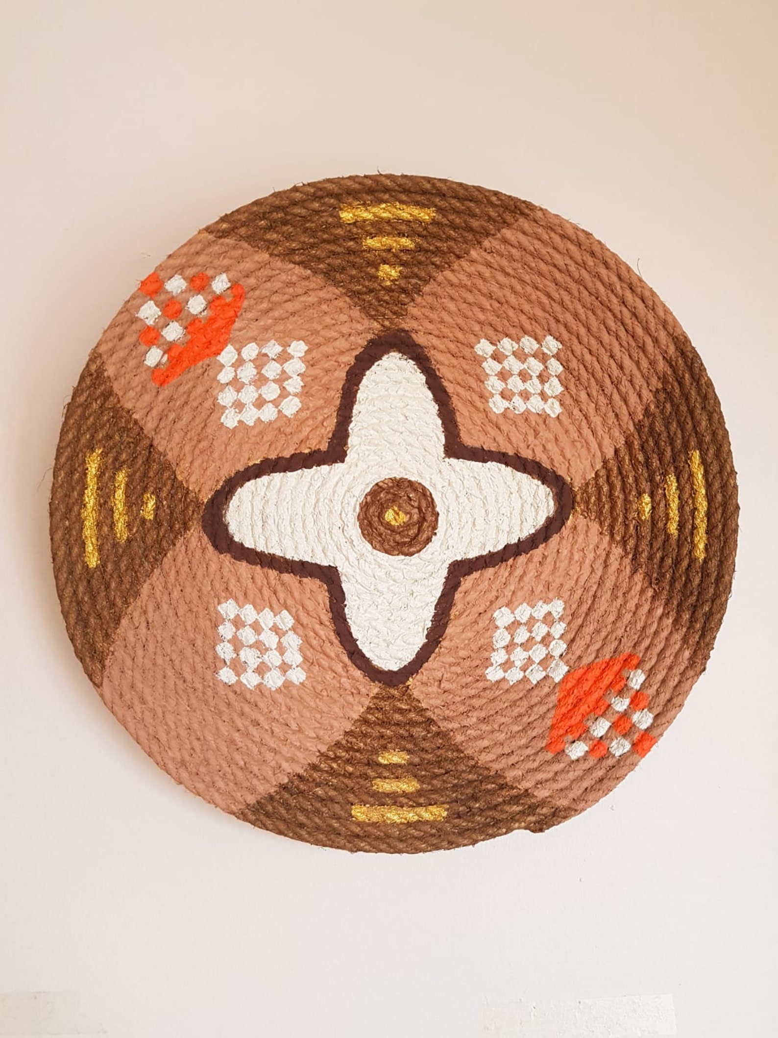 Decor Set of 6 African Plates, Wall Plate, Boho Wall Decor, African ...