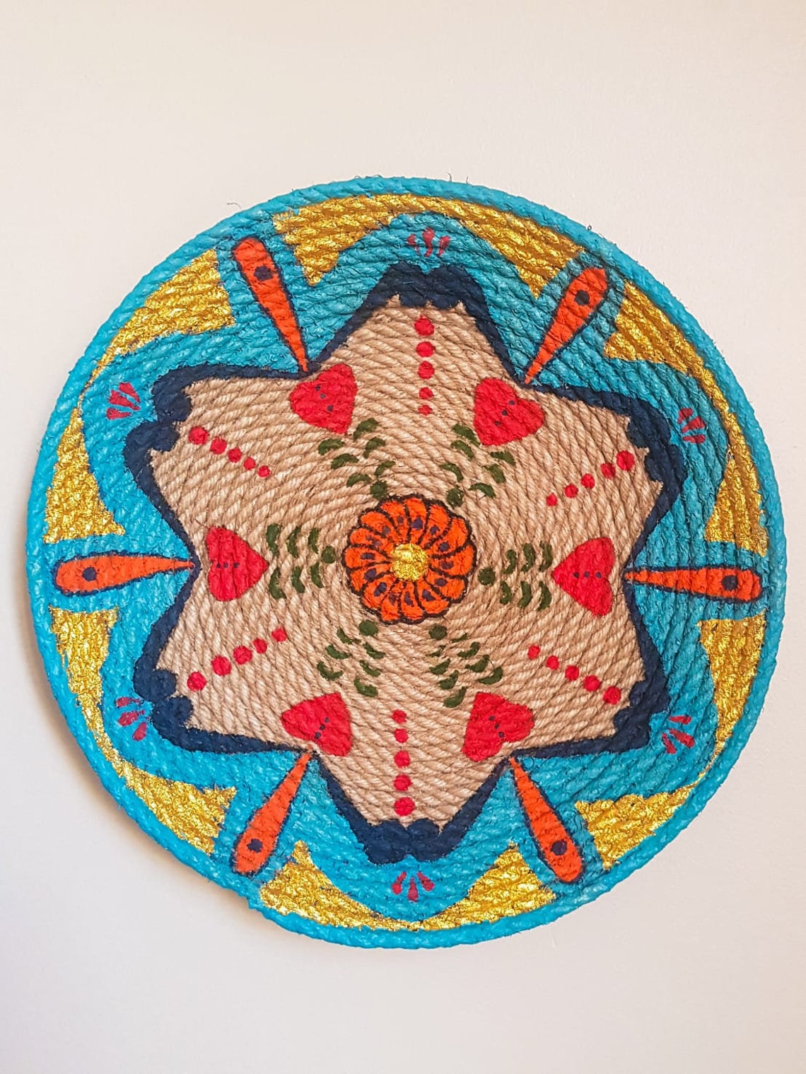 Decor Set of 4 African Plates, Wall Plate, Boho Wall Decor, African ...