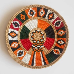 Decor Set of 5 African Plates, Wall Plate, Boho Wall Decor, African ...