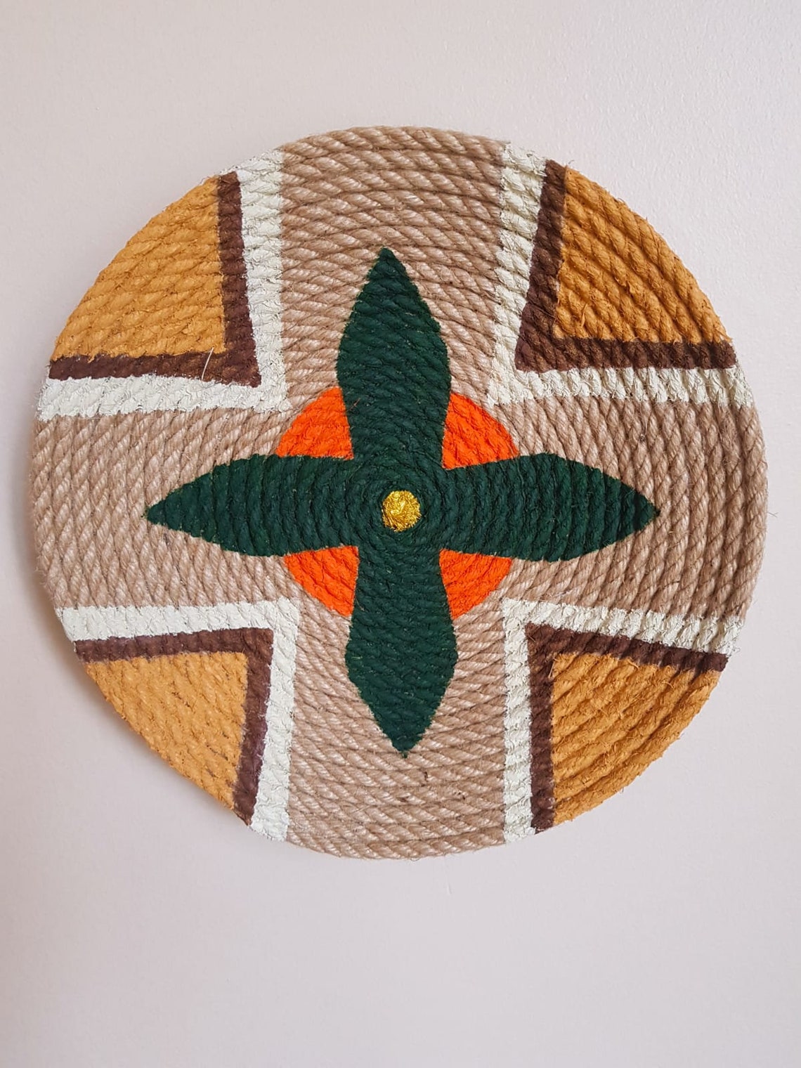 Decor Set of 6 African Plates, Wall Plate, Boho Wall Decor, African ...