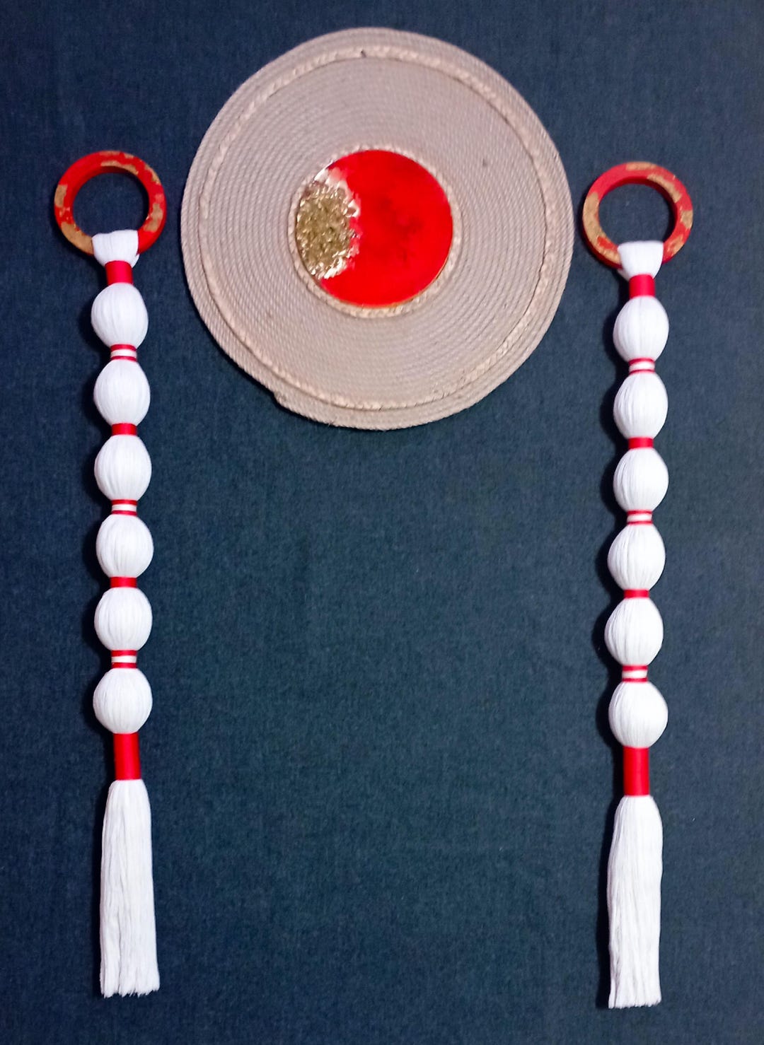 Handmade African Plate Wall Decor Set, Cotton Rope Boho Decor - Etsy