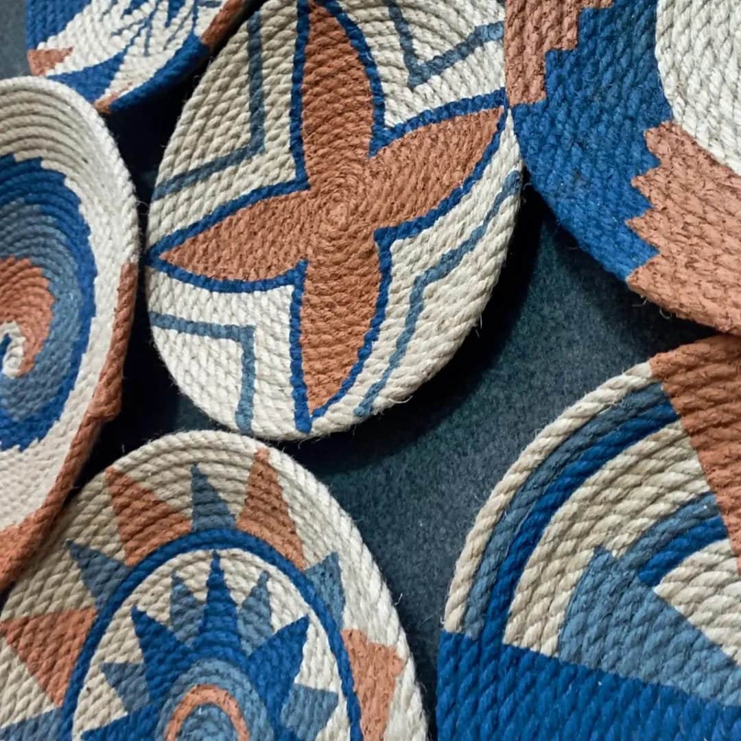 Handmade African Wall Plate Set: Boho Woven Basket Decor - Etsy