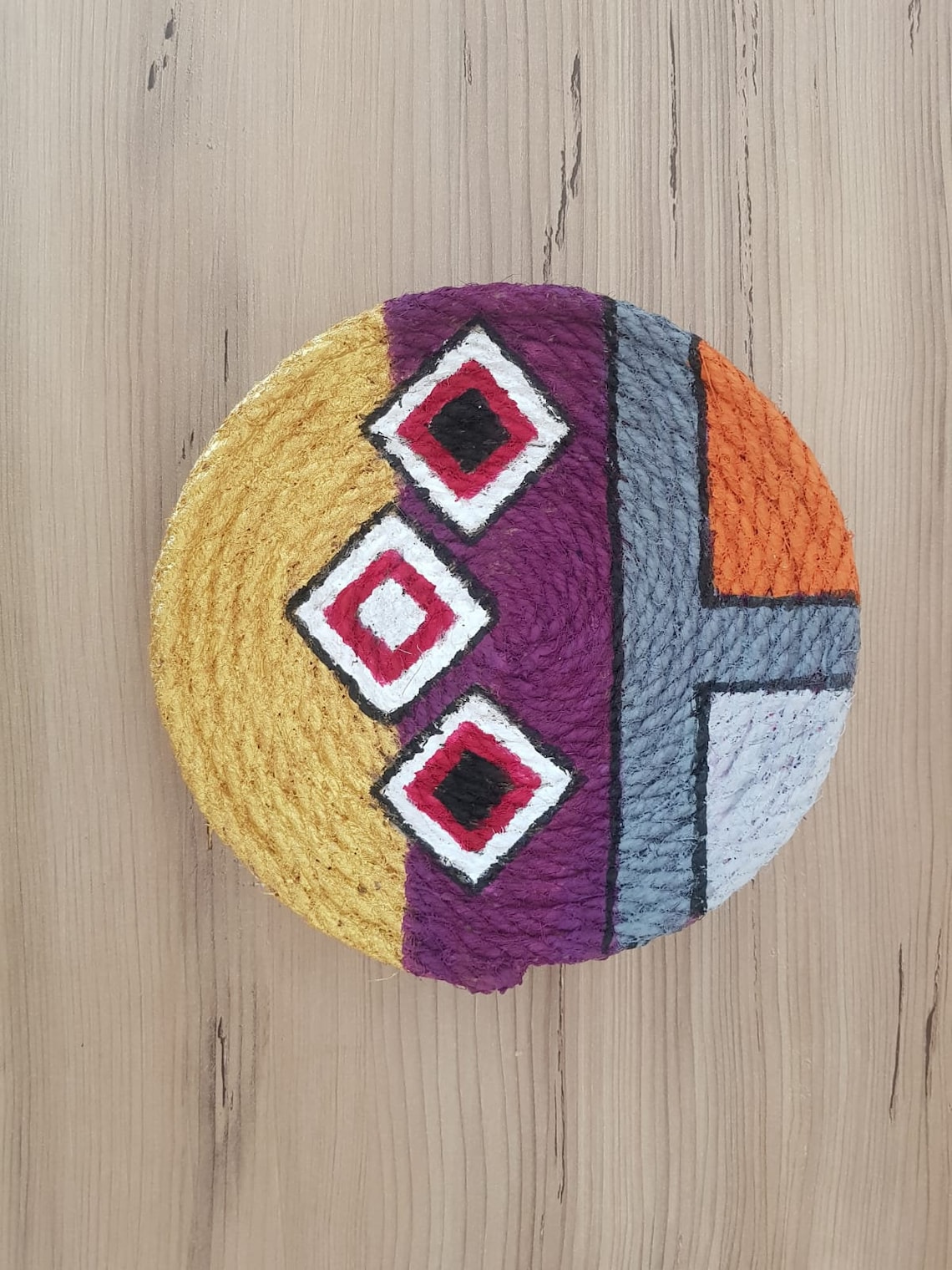 Decor Set of 7 African Plates Wall Plate Boho Wall Decor - Etsy