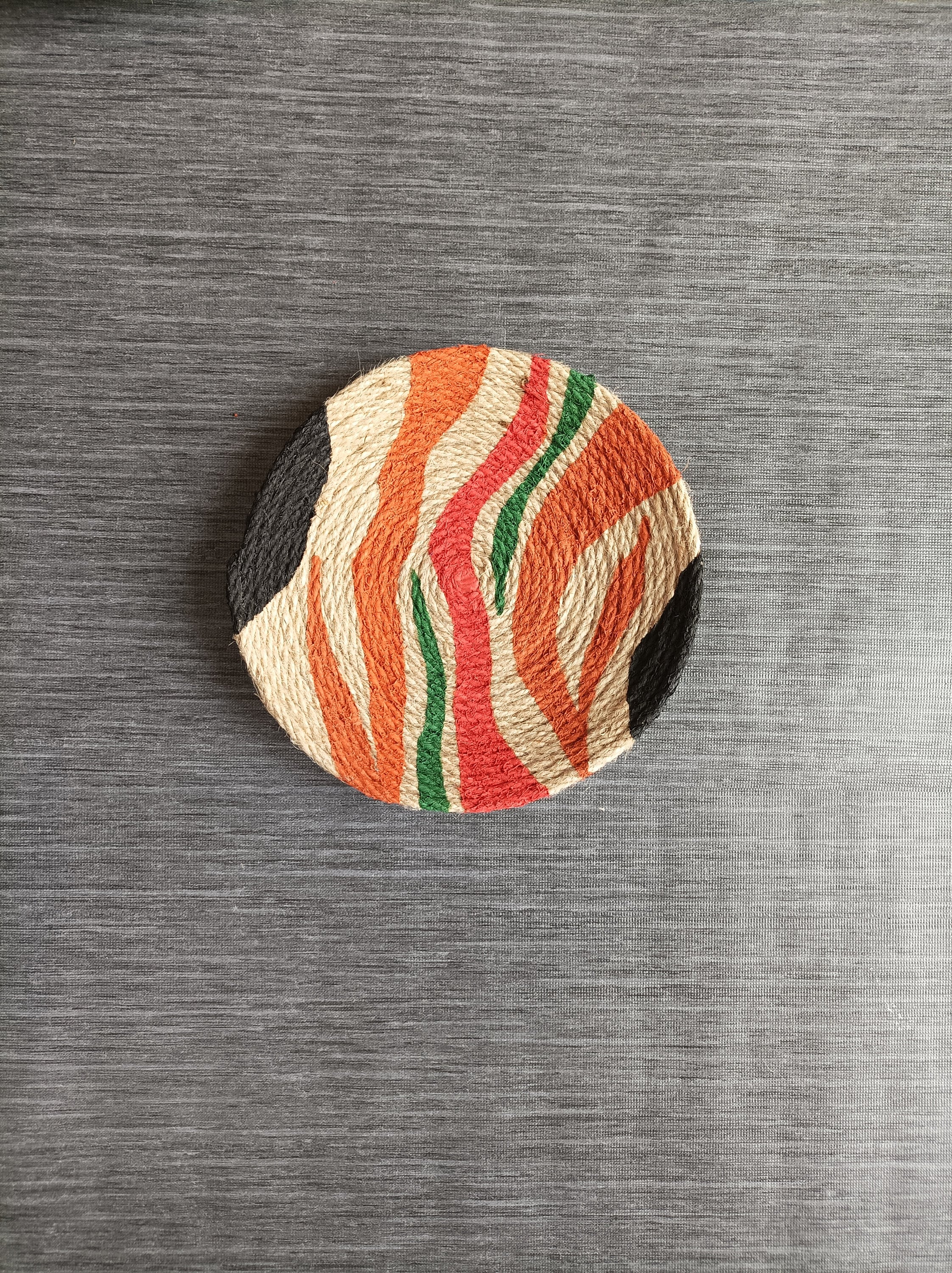 Handmade African Plate Wall Decor Set: Boho Woven Baskets - Etsy
