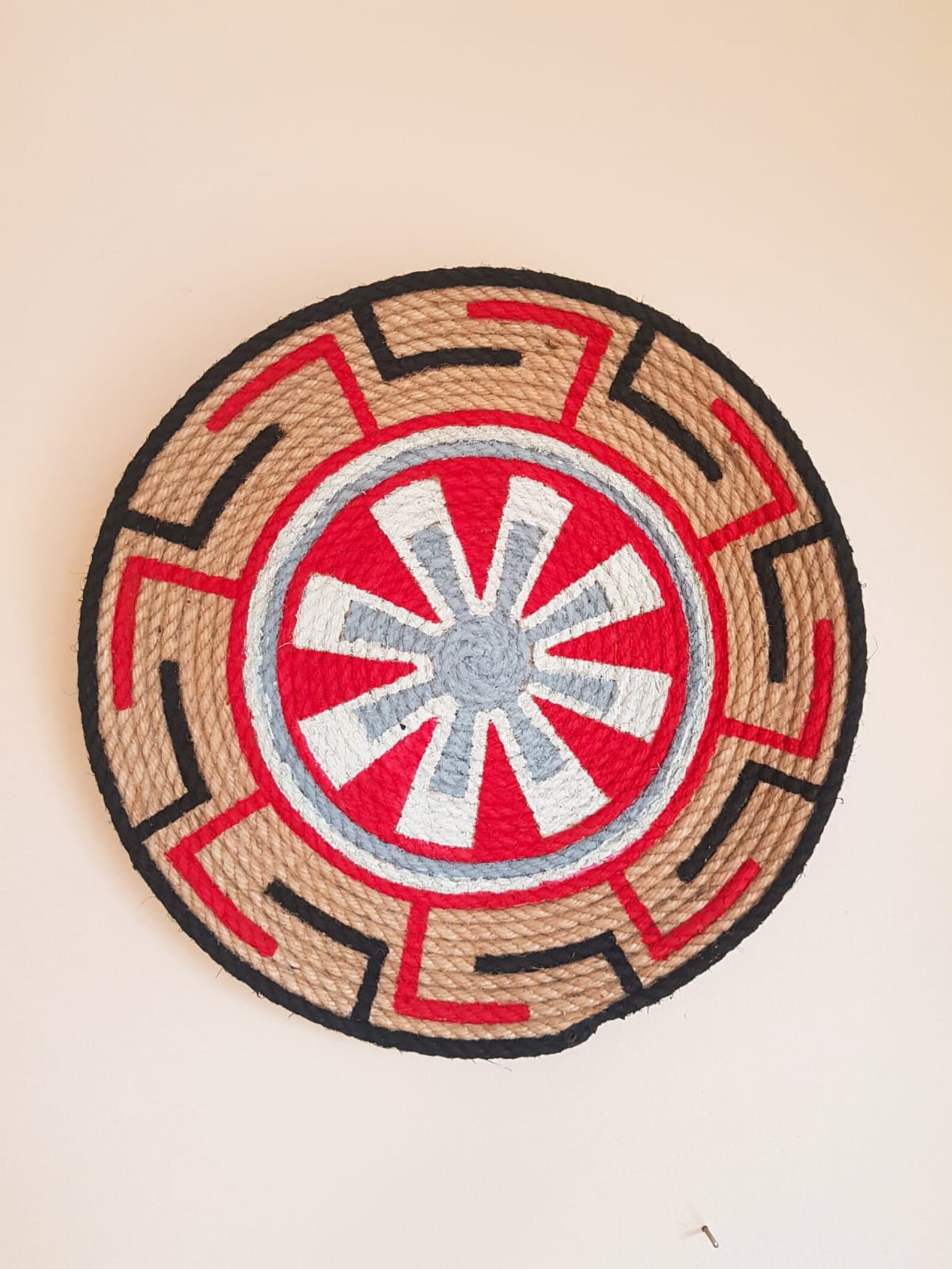 Decor Set of 7 African Plates, Wall Plate, Boho Wall Decor, African ...