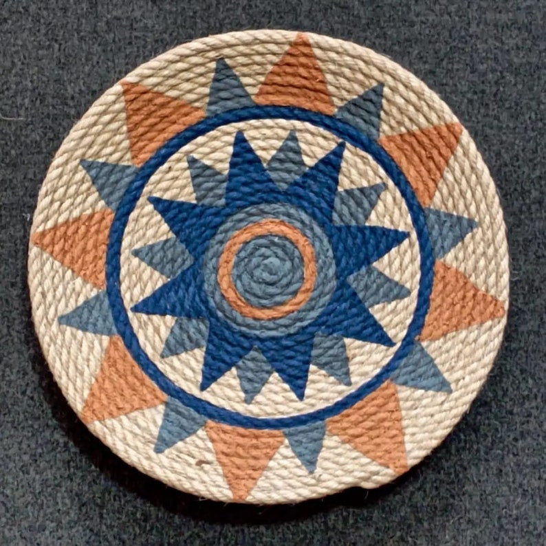 Handmade African Wall Plate Set: Boho Woven Basket Decor - Etsy