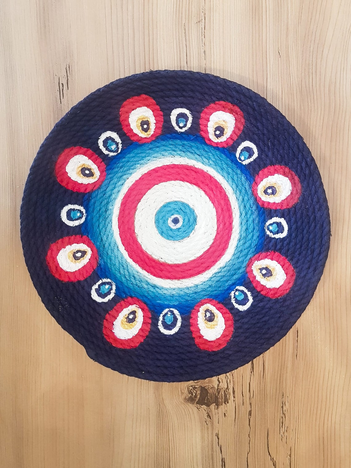 Handmade African Wall Plate Set: Boho Woven Basket Decor - Etsy
