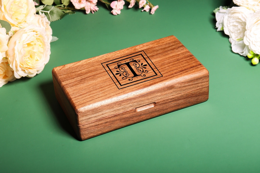Custom Engraved Jewelry Box - Personalized Travel Case for Women ...
