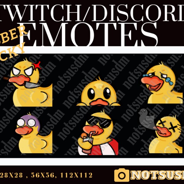 Rubber Ducky Emote - Etsy