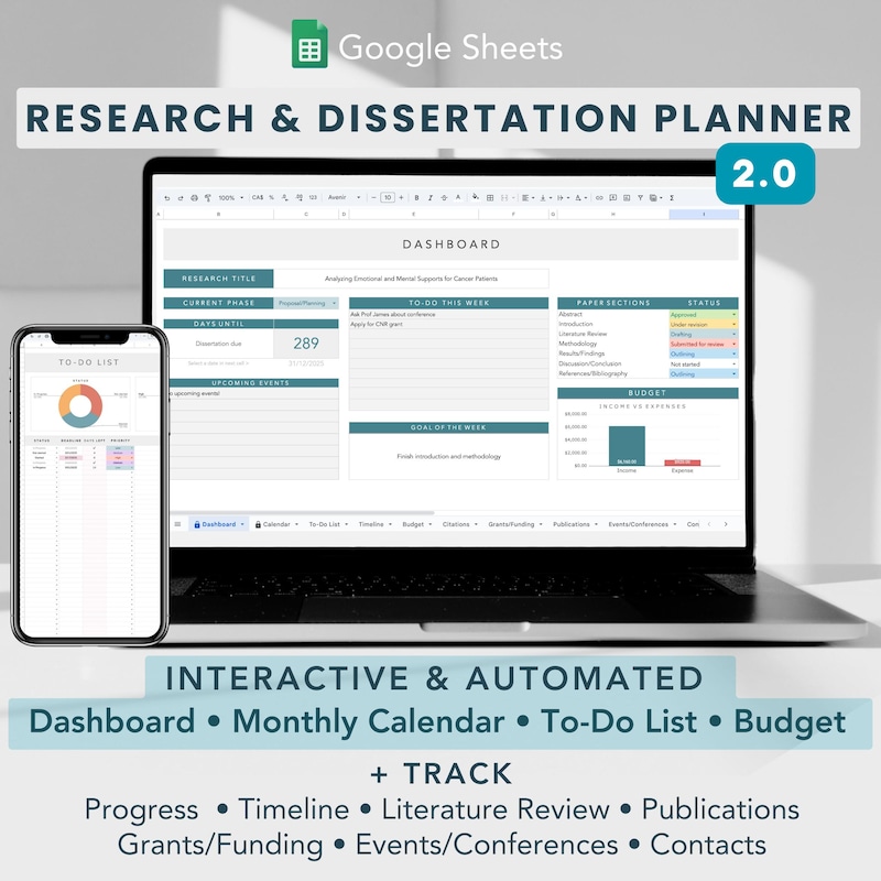 Research Notes Planner - Etsy UK