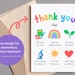 Printable Thank You Card for Daycare Teachers Preschool, Nursery ...