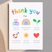 Printable Thank You Card for Daycare Teachers Preschool, Nursery ...