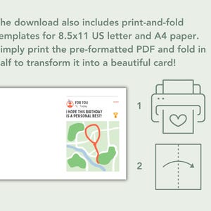 Printable Strava Birthday Card for Runner | Funny Strava Running ...