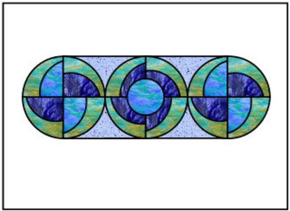 Wind Turbines Stained Glass PATTERN - Etsy