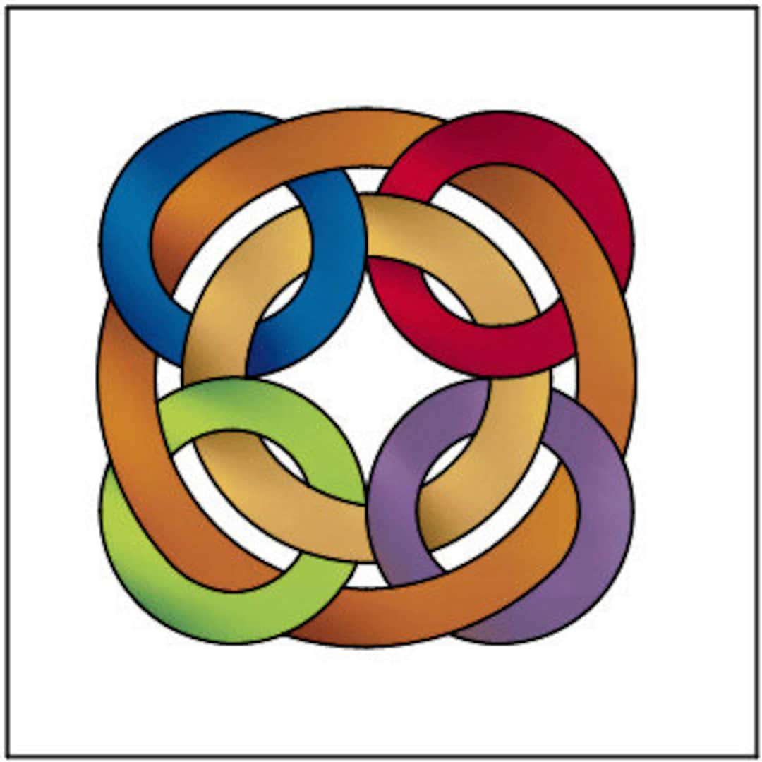 Circle Weave Stained Glass PATTERN - Etsy