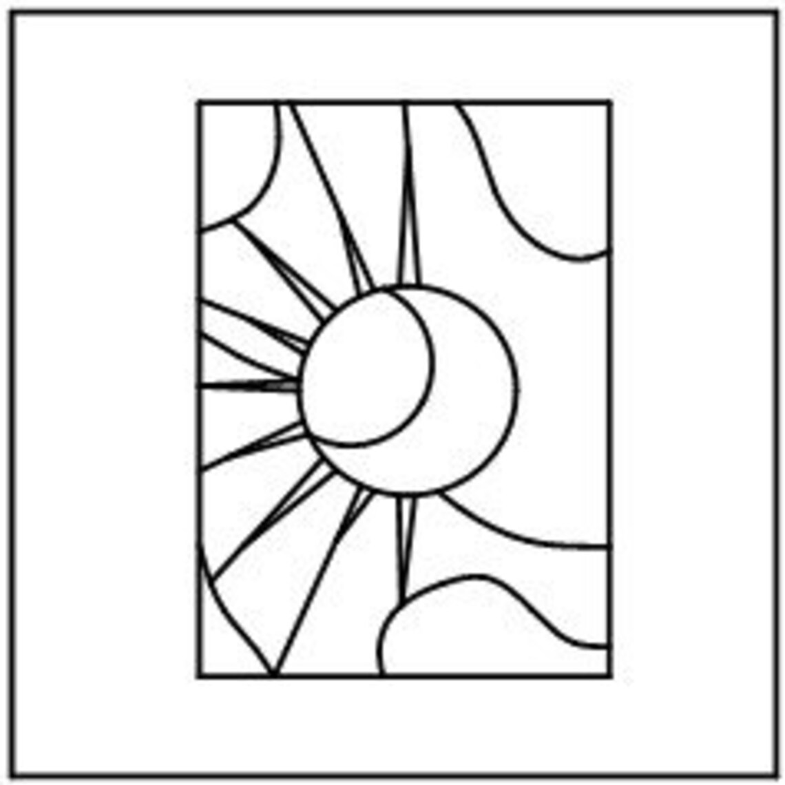 Universal Cosmos Panel-stained Glass Pattern - Etsy