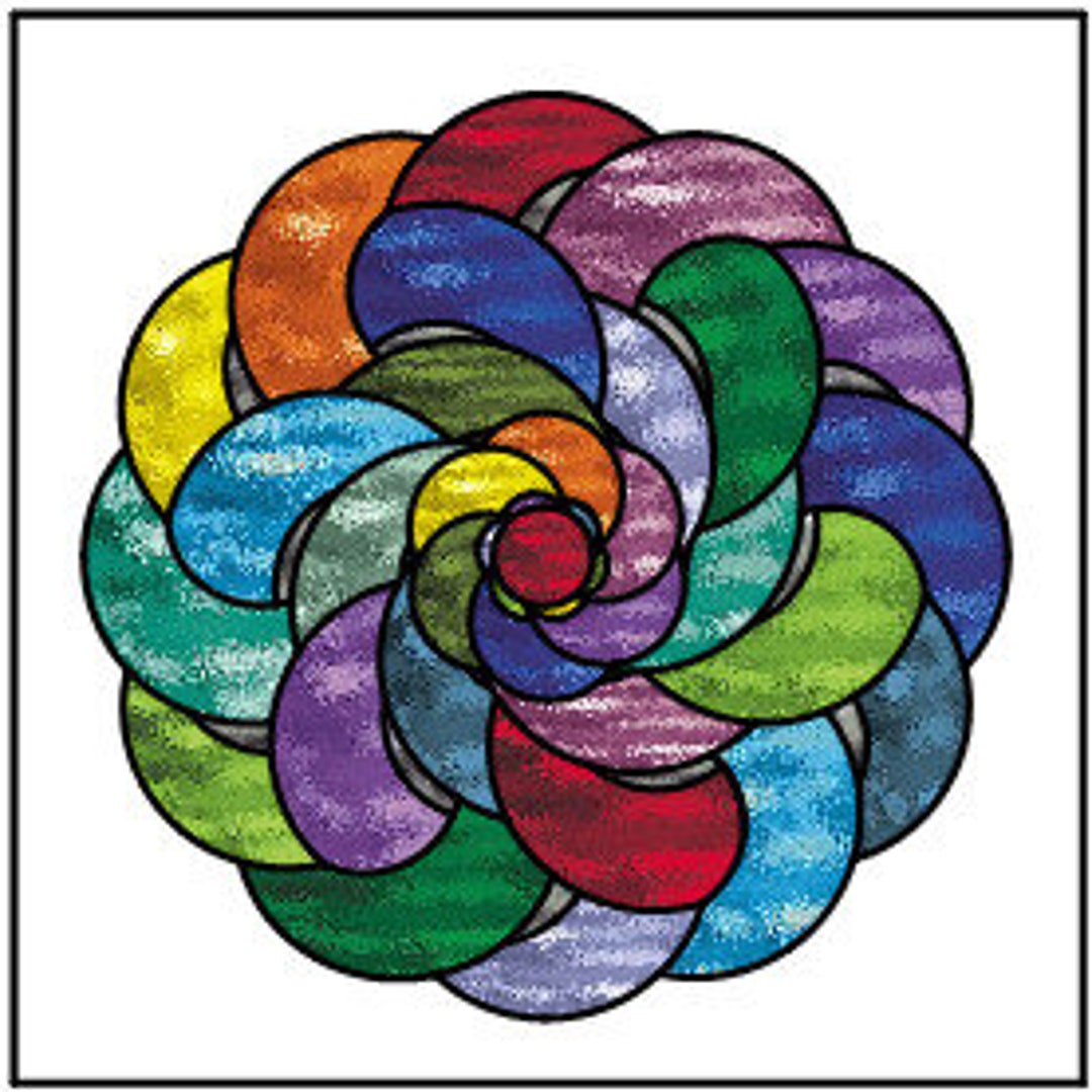 Complex Weave Stained Glass PATTERN - Etsy