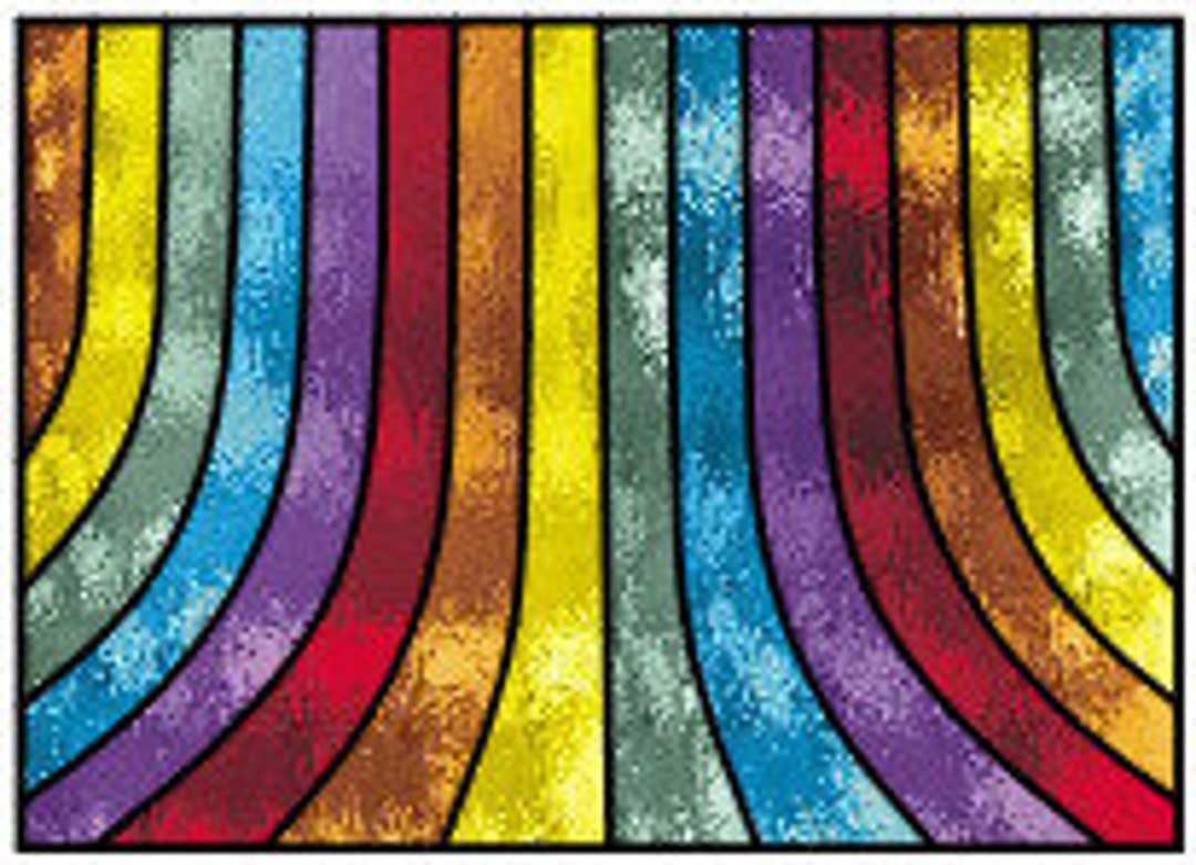 Inside the Rainbow-stained Glass Pattern - Etsy