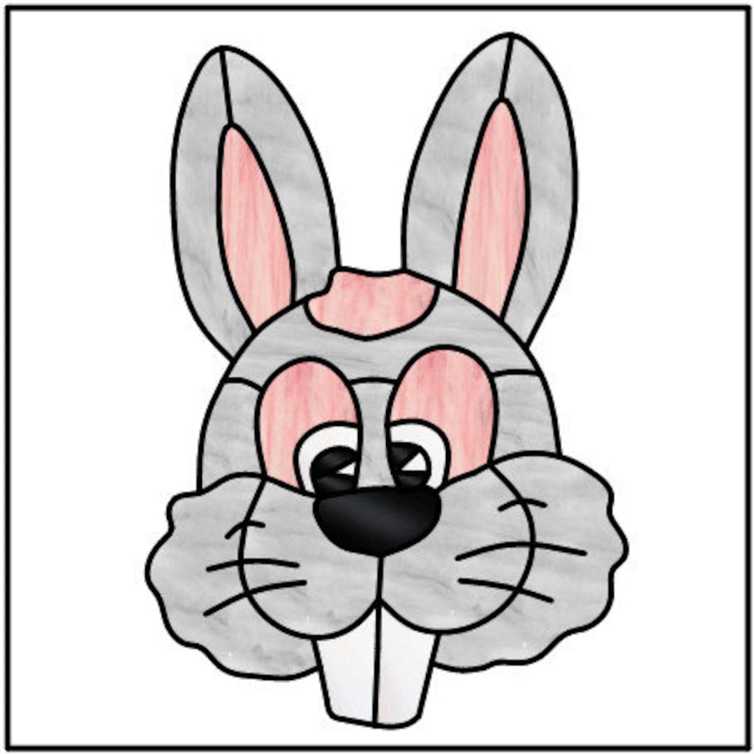 Bucktooth Bunny Suncatcher Pattern - Etsy