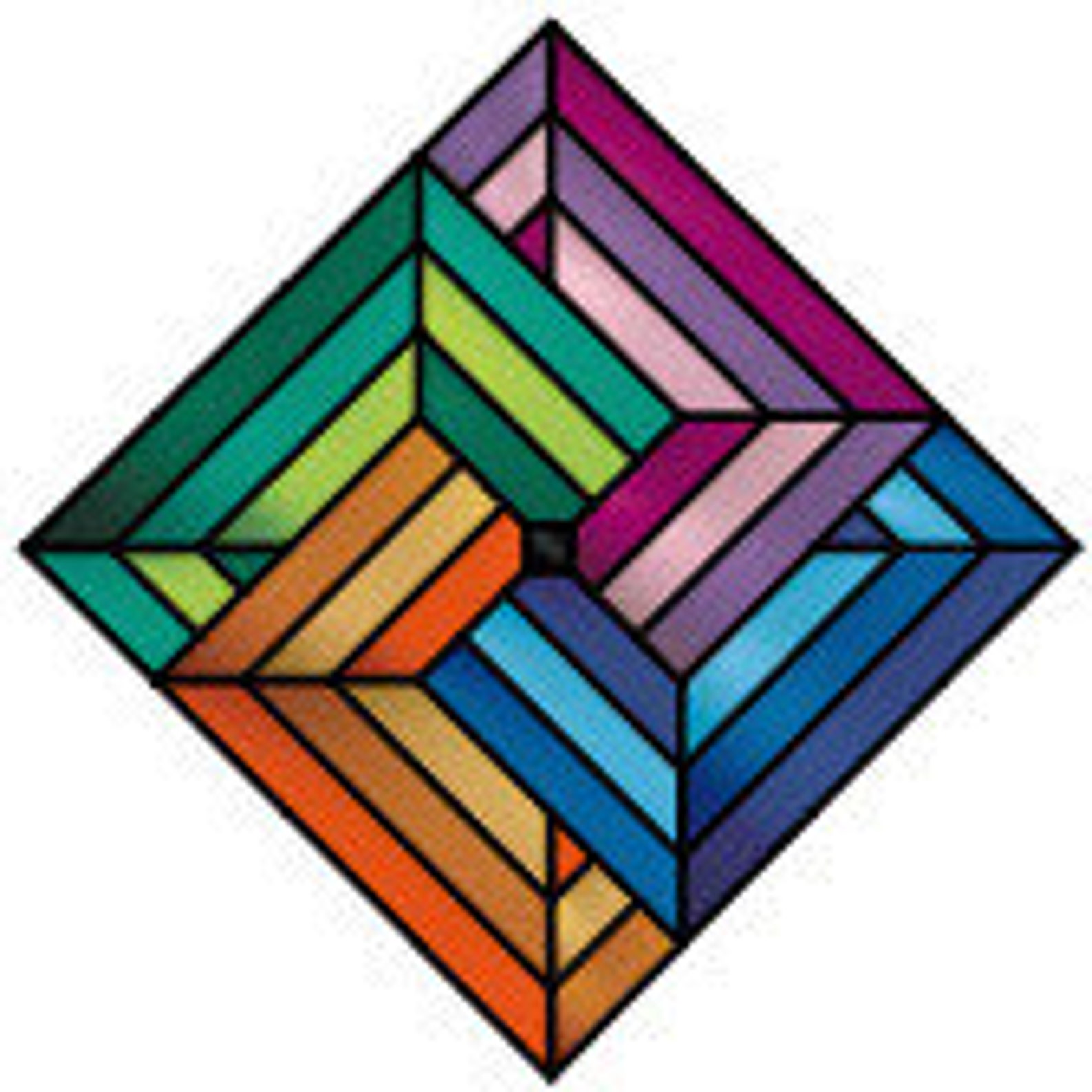 Interweave-stained Glass PATTERN - Etsy