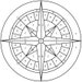 Compass Rose Stained Glass Pattern - Etsy
