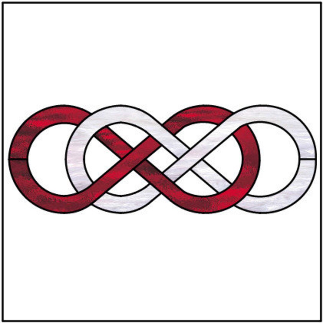 Double Infinity Suncatcher PATTERN - Etsy