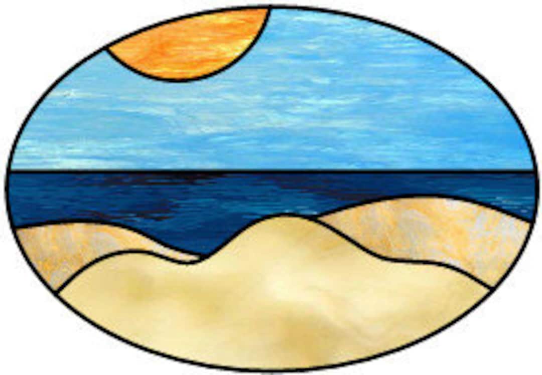 Sunshine Beach Suncatcher PATTERN - Etsy