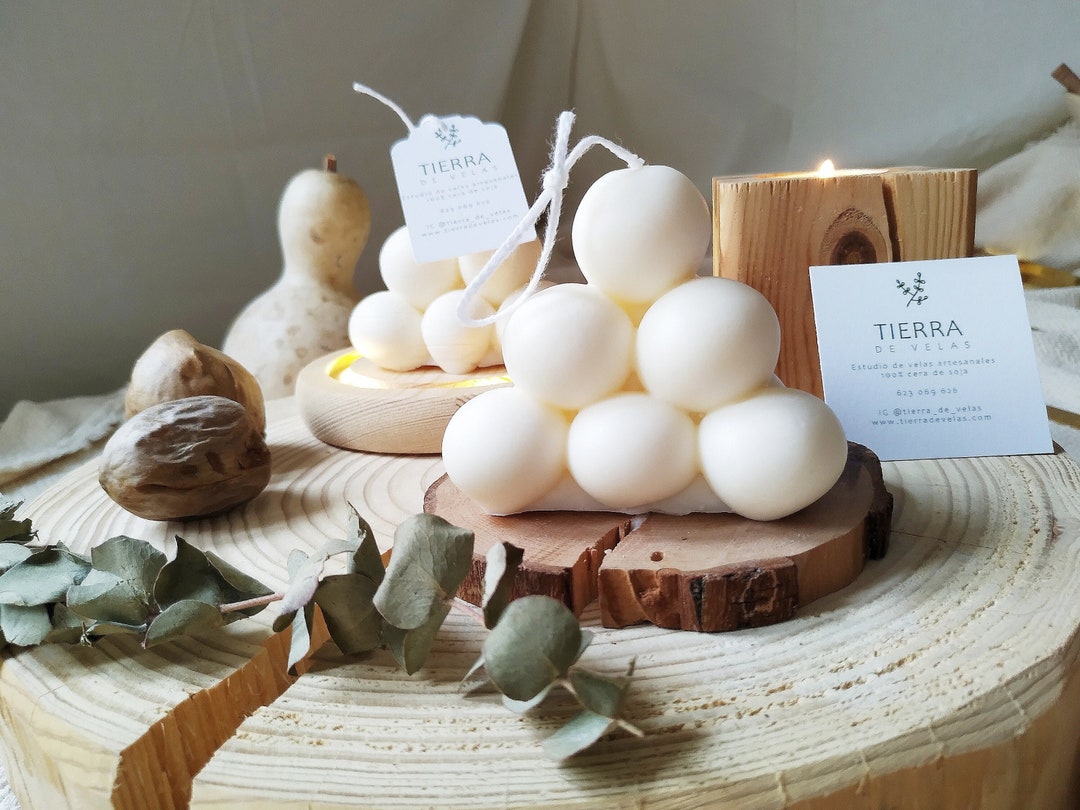 Bubble Pyramid Candle Triangle Pyramid Candle Housewarming - Etsy