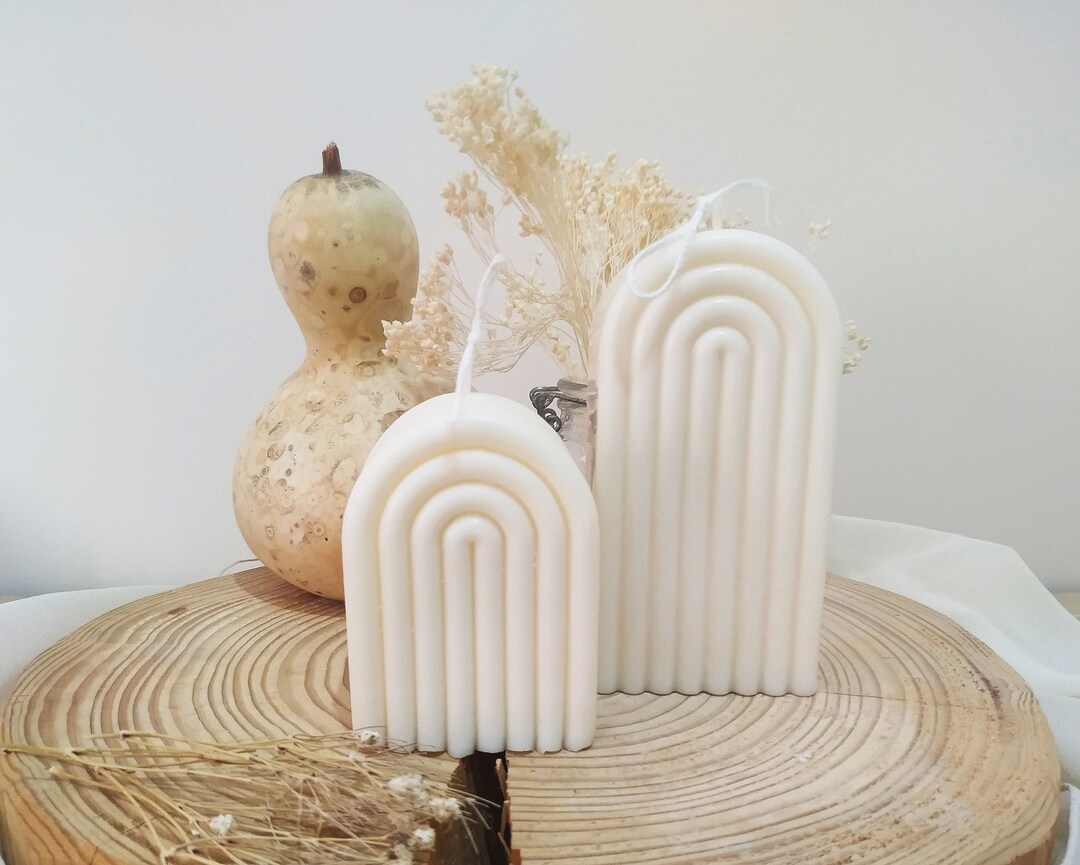 Rainbow Shaped Candle, Arch Decorative Candle, Arch Rainbow Candle ...
