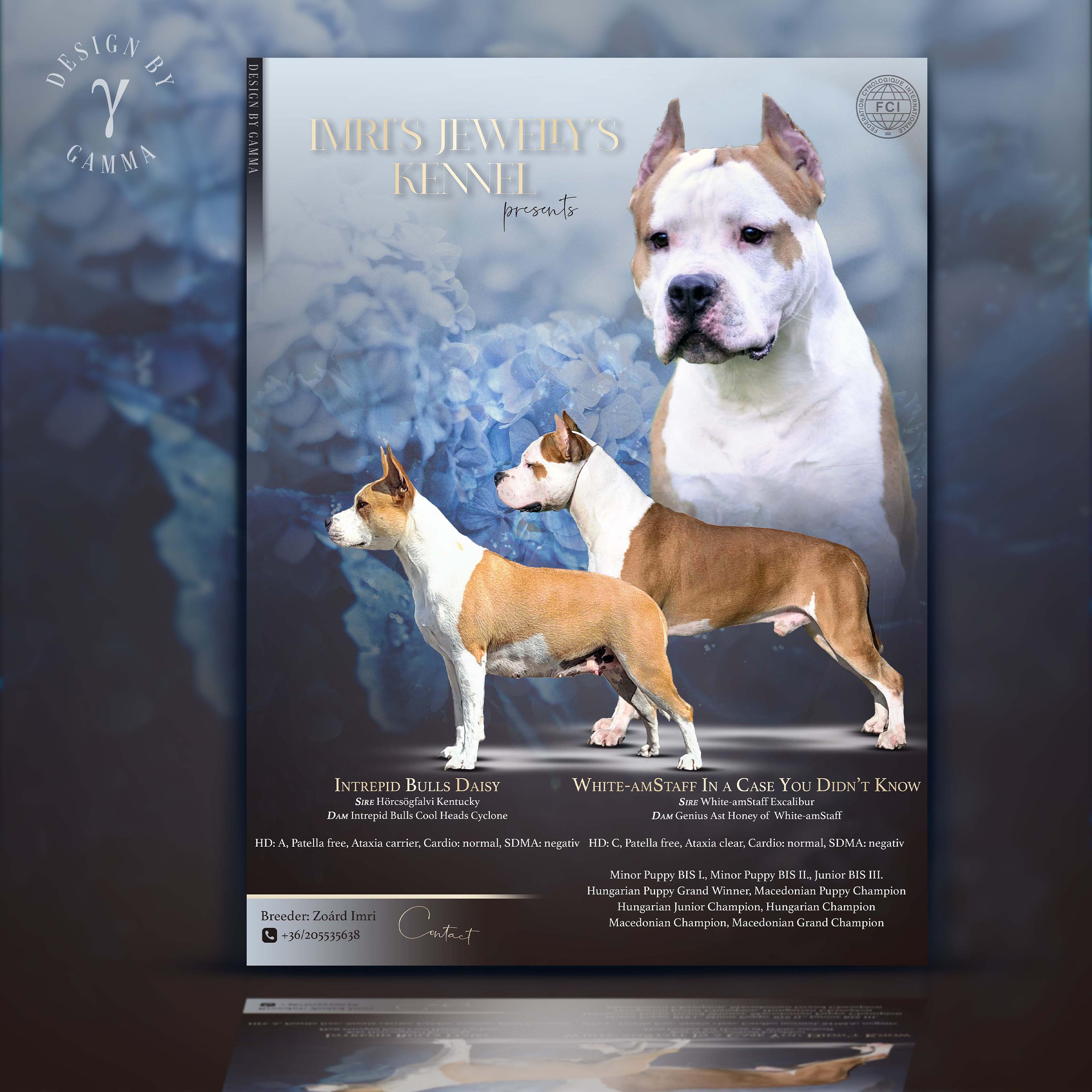 Custom Graphic Design for Breeders Kennel Owners Stud Dog Litter ...
