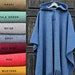 Wool Poncho OLAND Unisex Ruana Cape Grey Wool Blanket Poncho With or ...