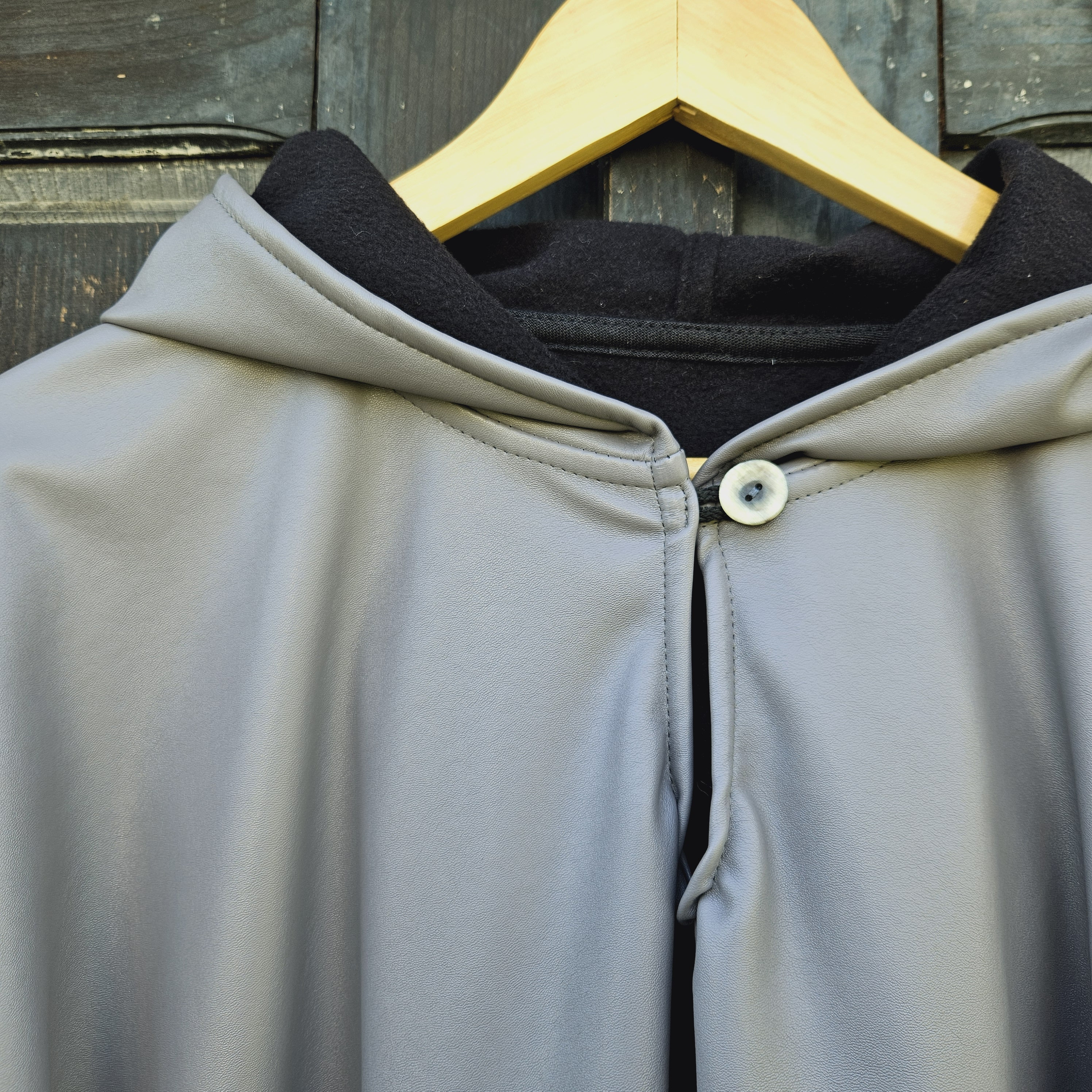 Rain Poncho OLAND Unisex Ruana Cape Waterproof - Grey Rain Jacket ...