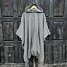Brown Wool Blanket Poncho With Hood SALA Unisex Ruana With Fringes ...